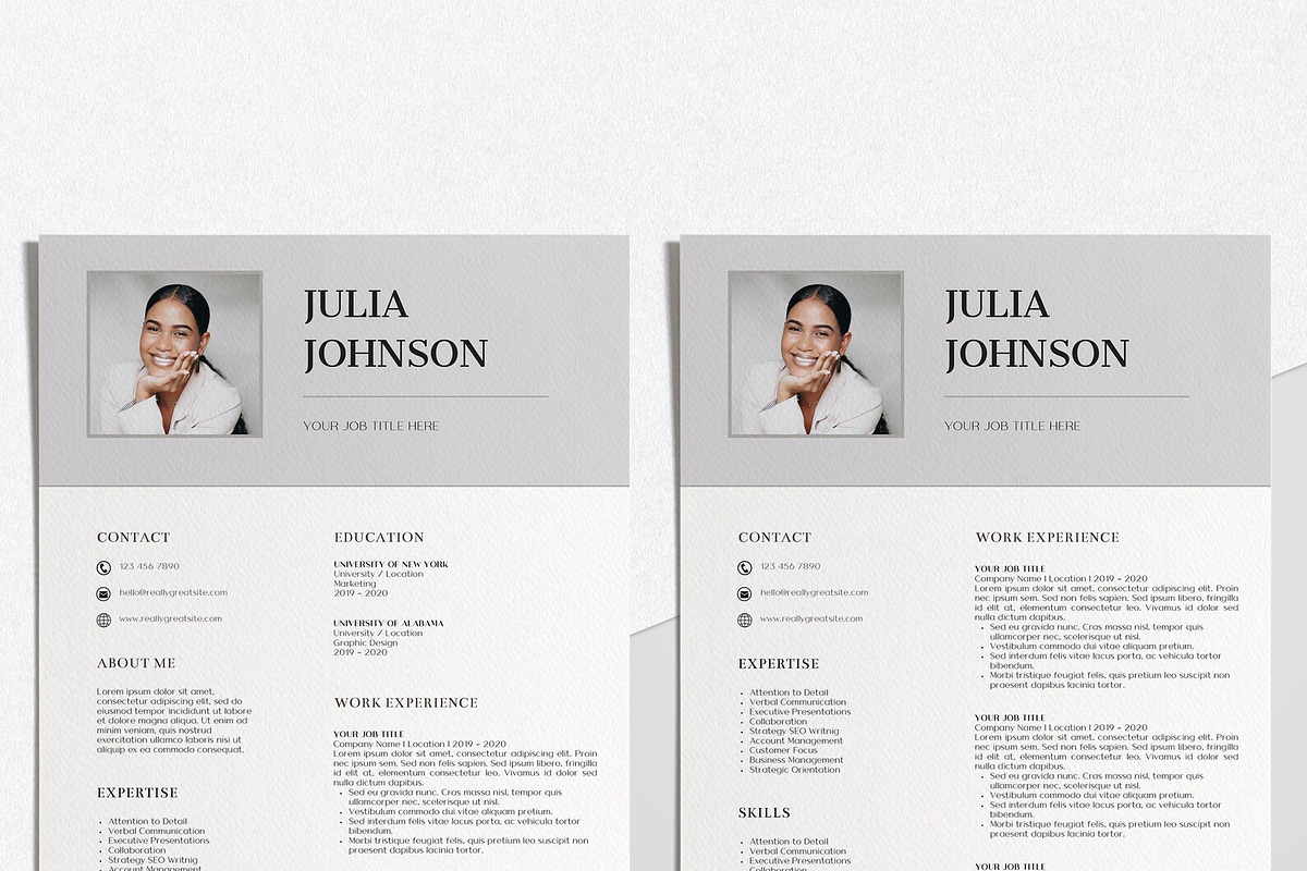 Canva Printable Resume Template, a Resume Template by LucaTheme ...
