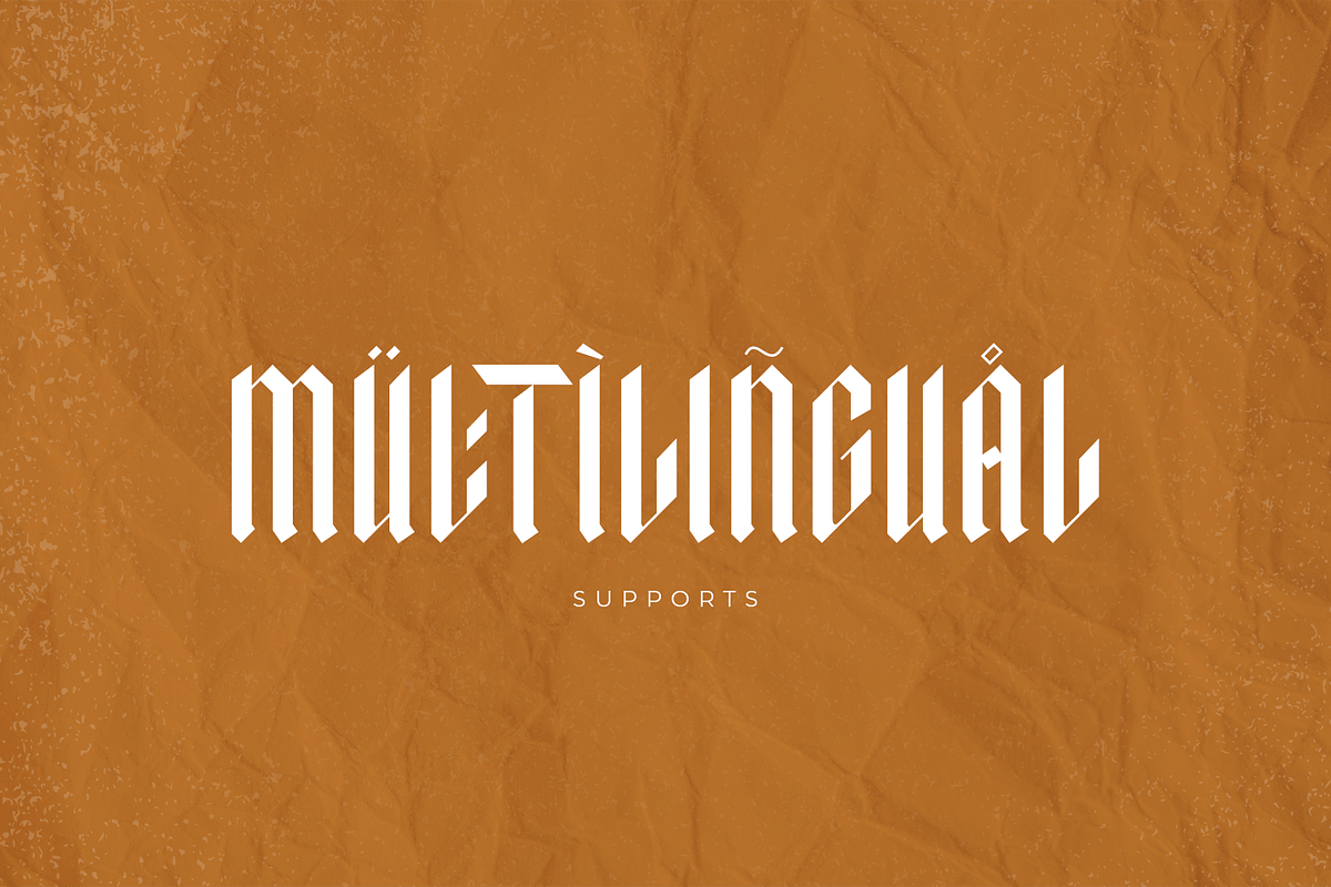 Kingslayer - Modern Blackletter Font | king slayer font, kingslayer font | Creative Market