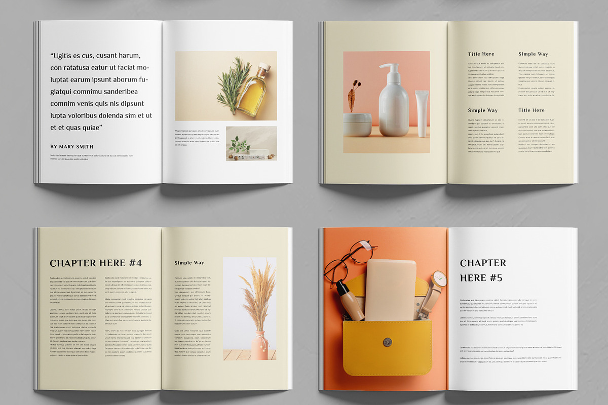 Book Template Design
