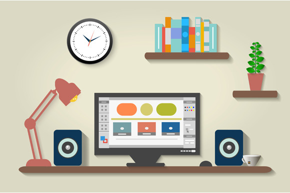 Set icons for web design, a Background Graphic by robuart