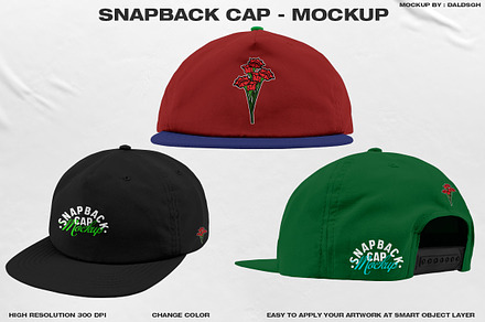 Baseball Cap V.2 - Mockup, a Hat Mockup by DaldSgh