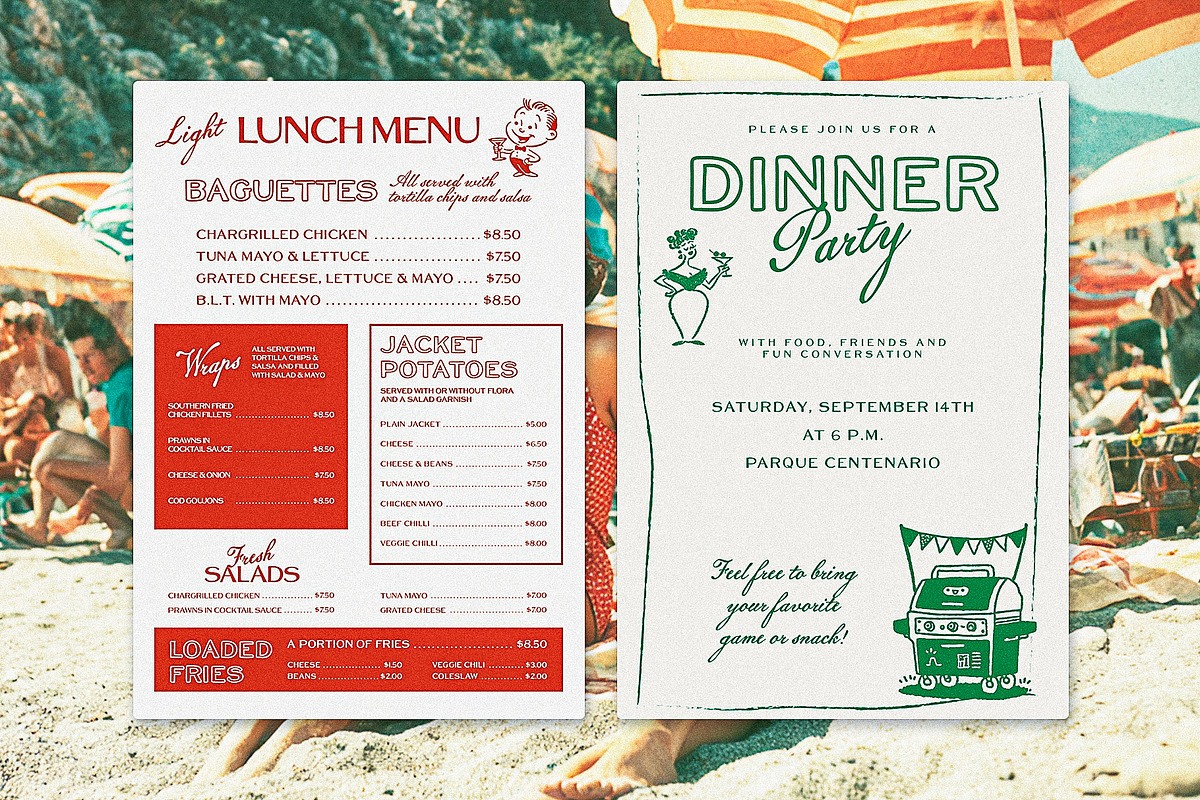 Positano Sunday Font Trio, a Handwritten Font by Ivan Rosenberg