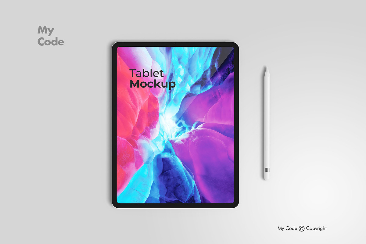 Stylish iPad Mockup, an iPad Mockup by My Code Std