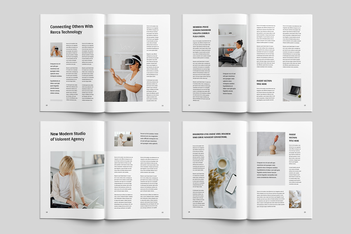 Magazine | MS Word & Indesign, a Magazine Template by Leaflove
