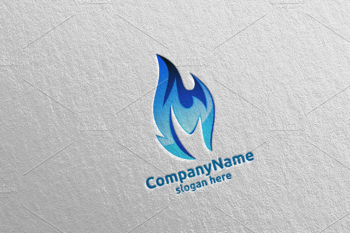 3D Fire Flame Element Logo Design 5, a Branding & Logo Template by ...