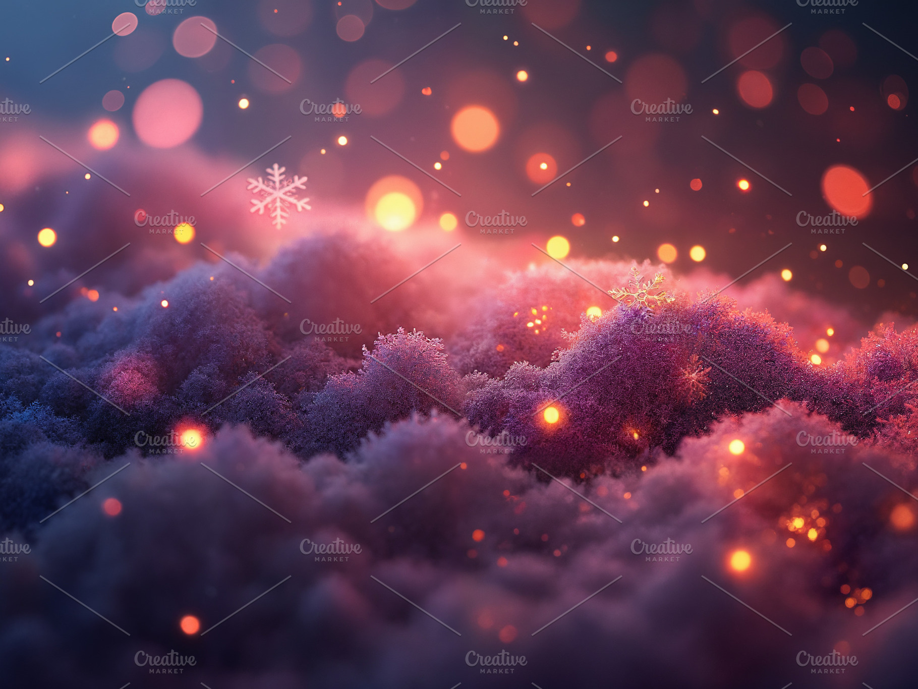Snowflake Night Light Background, a Background Photo by h.utomo