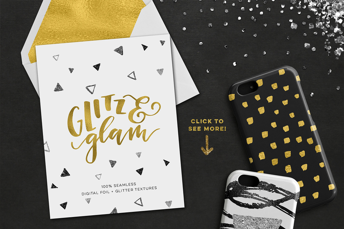 Glitz + Glam Kit, a Layer Style Add-On by Every Tuesday