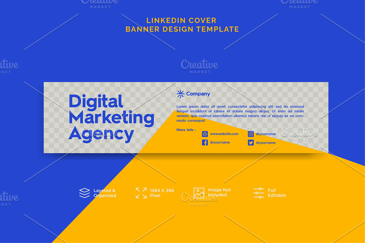 Digital Marketing Linkedin Banner Design