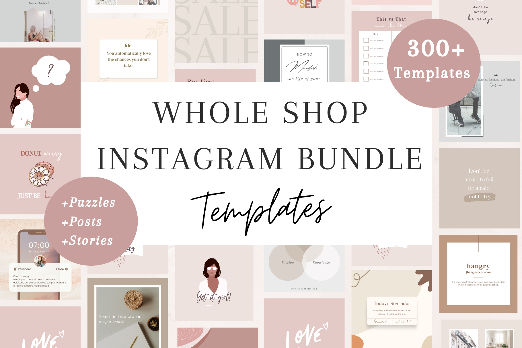 Instagram Bundle - Canva Templates, a Social Media Template by ...