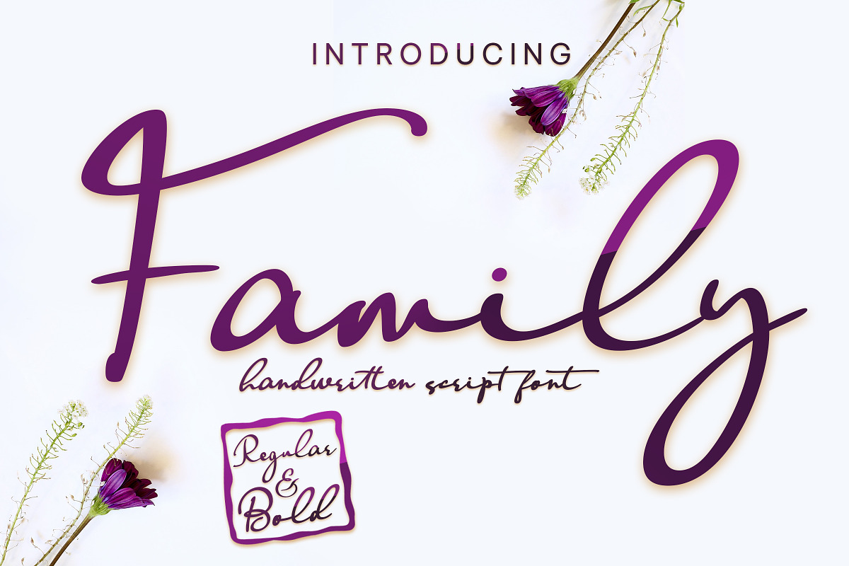 Family Handwritten Font