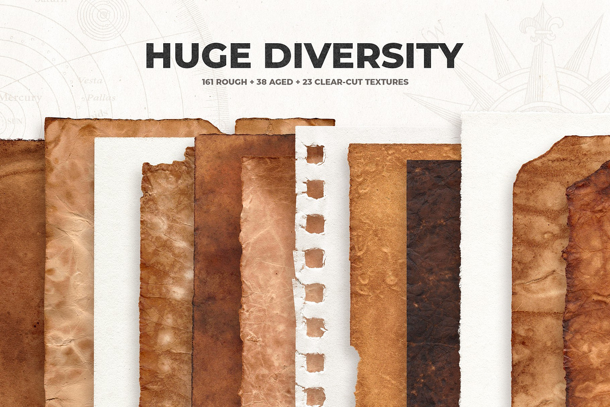220 Unique Paper Textures, a Texture Graphic by AlienValley