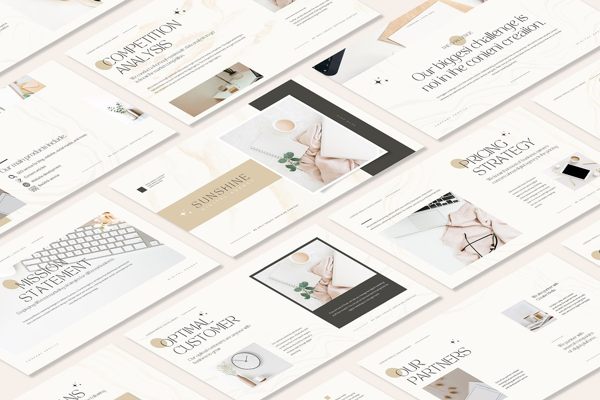 Canva Presentation Template, a Presentation Template by Boinah Studio