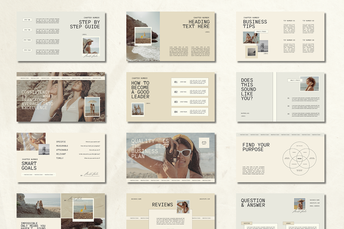 Slide Deck Masterclass Webinar, a Presentation Template by Branding ...