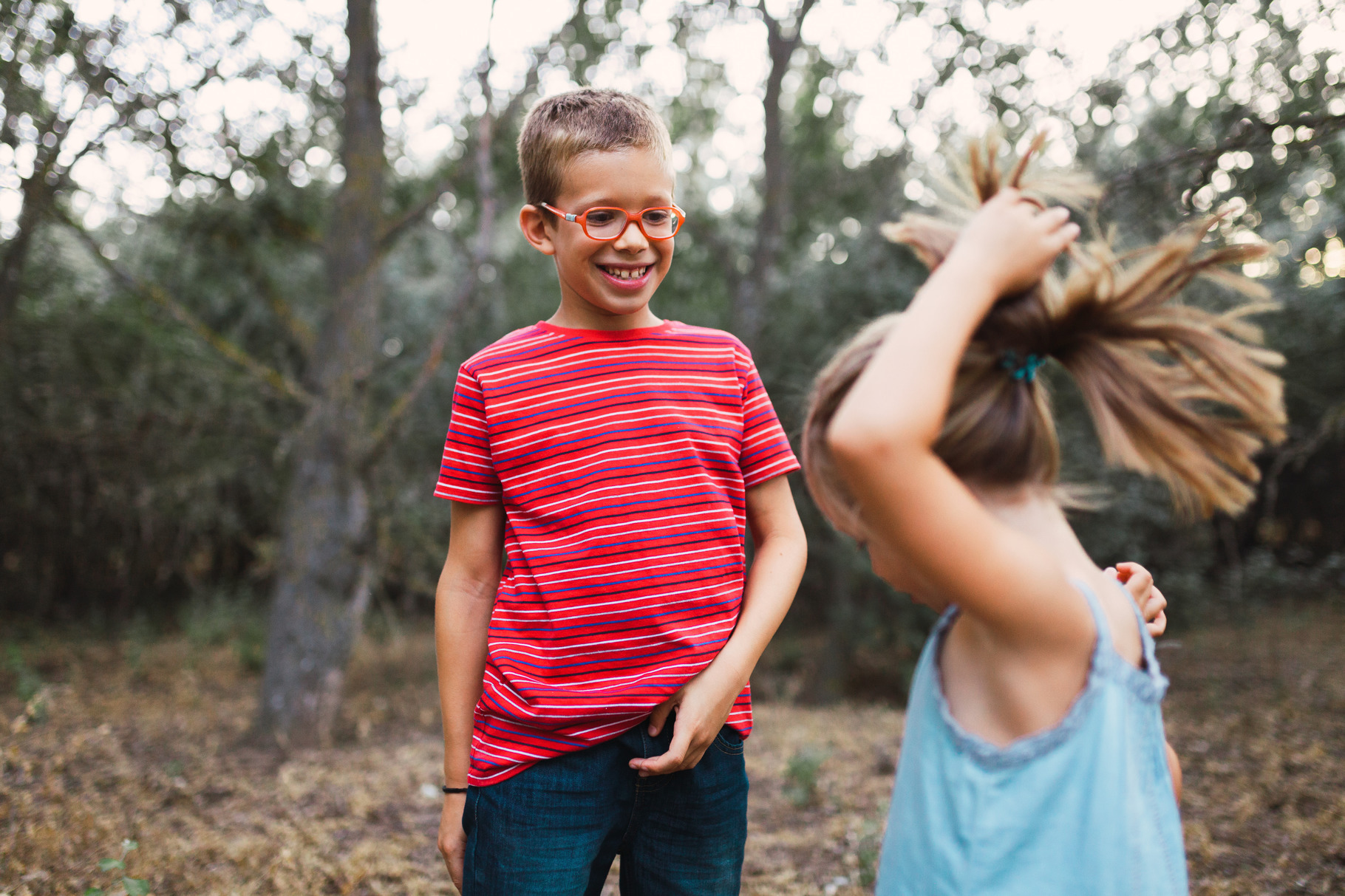 Two kids playing and dancing in the featuring two kids, playing, and ...