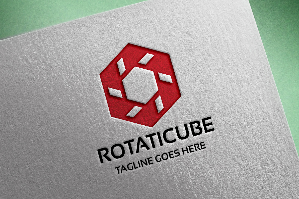 Rotaticube Logo, a Branding & Logo Template by Design_Planet
