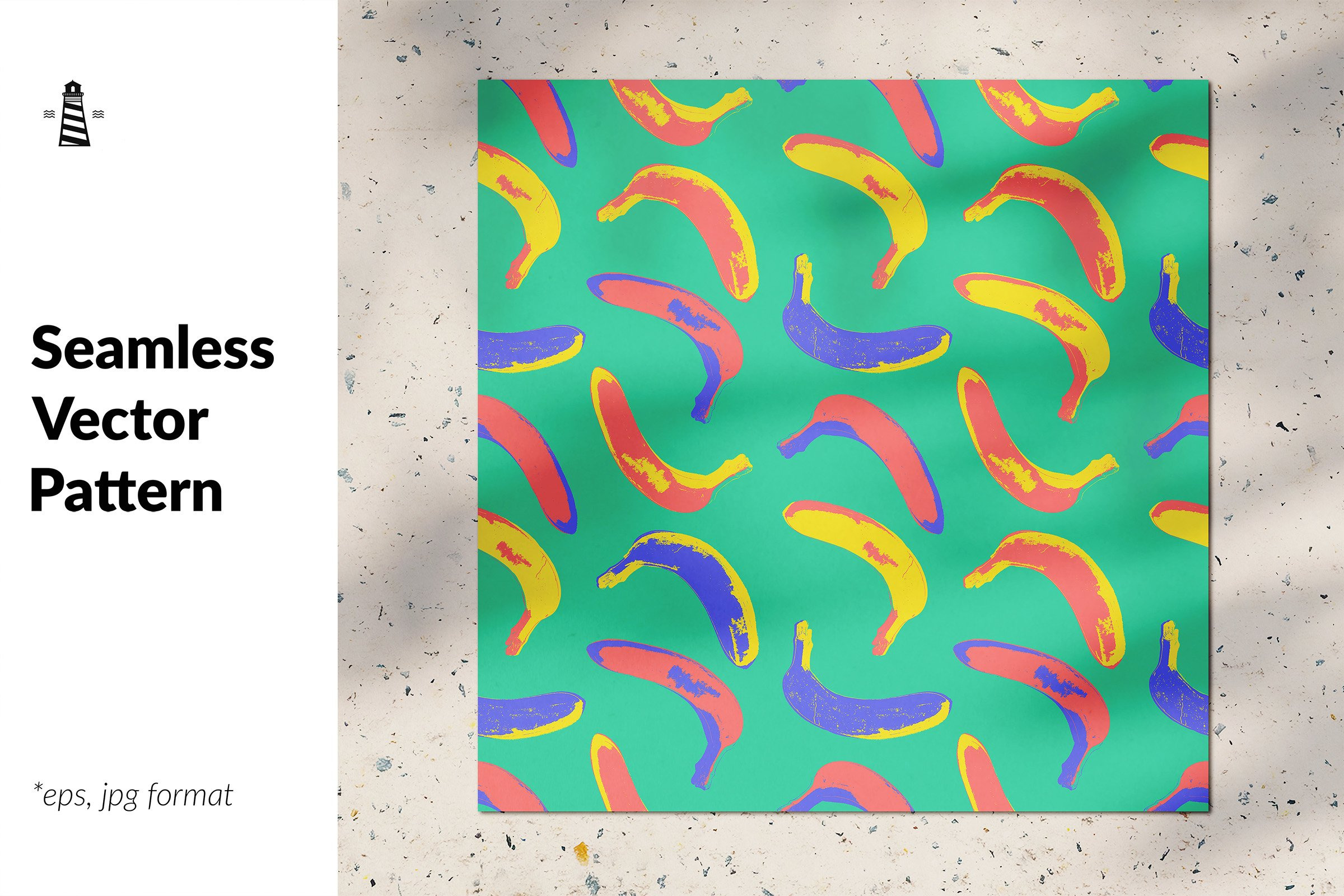 Abstract bananas seamless pattern, a Pattern Graphic by Norse Studio ...