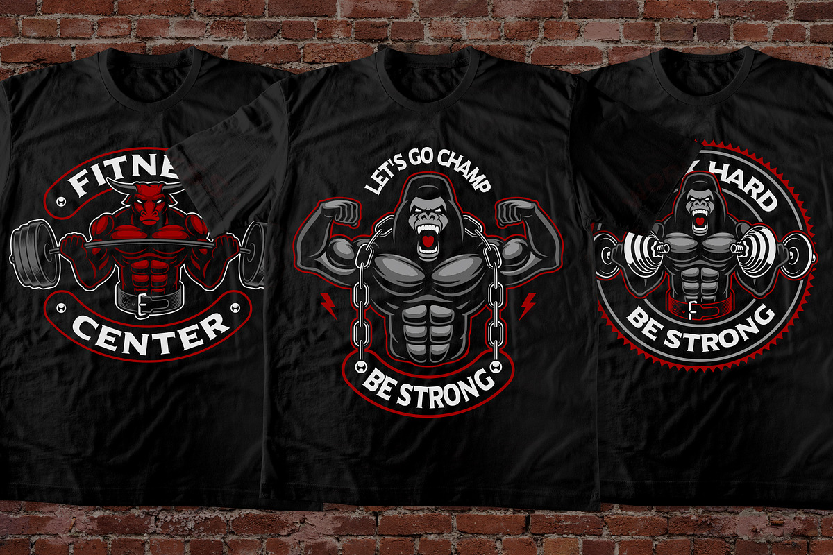 100 T-shirt Designs Bundle, an Illustration by Harry Kasyanov