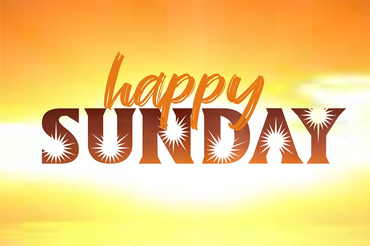 SUN Display Font, a Font by herulogo | Creative Market