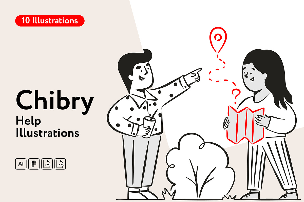 Chibry Help Illustrations