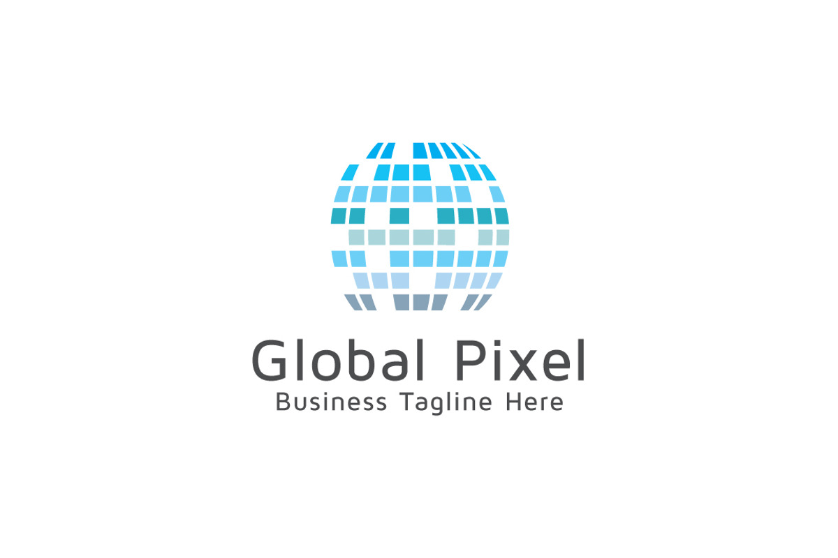 Global Pixel Logo Template, a Branding & Logo Template by Logo20 ...