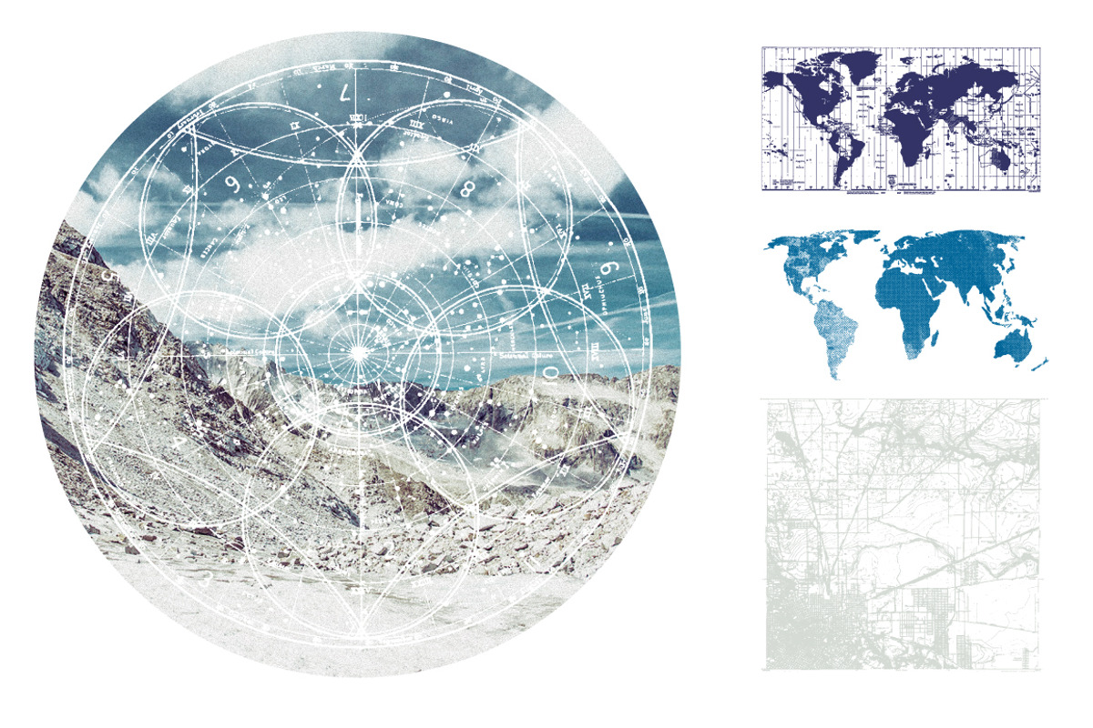 Distressed Vector Maps & Charts, a Texture Graphic by Offset | Creative ...