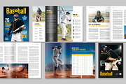 Baseball Magazine Template, a Magazine Template by BrandPacks ...