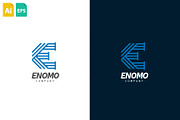 Enomo Logo, a Branding & Logo Template by Schneider Design Store