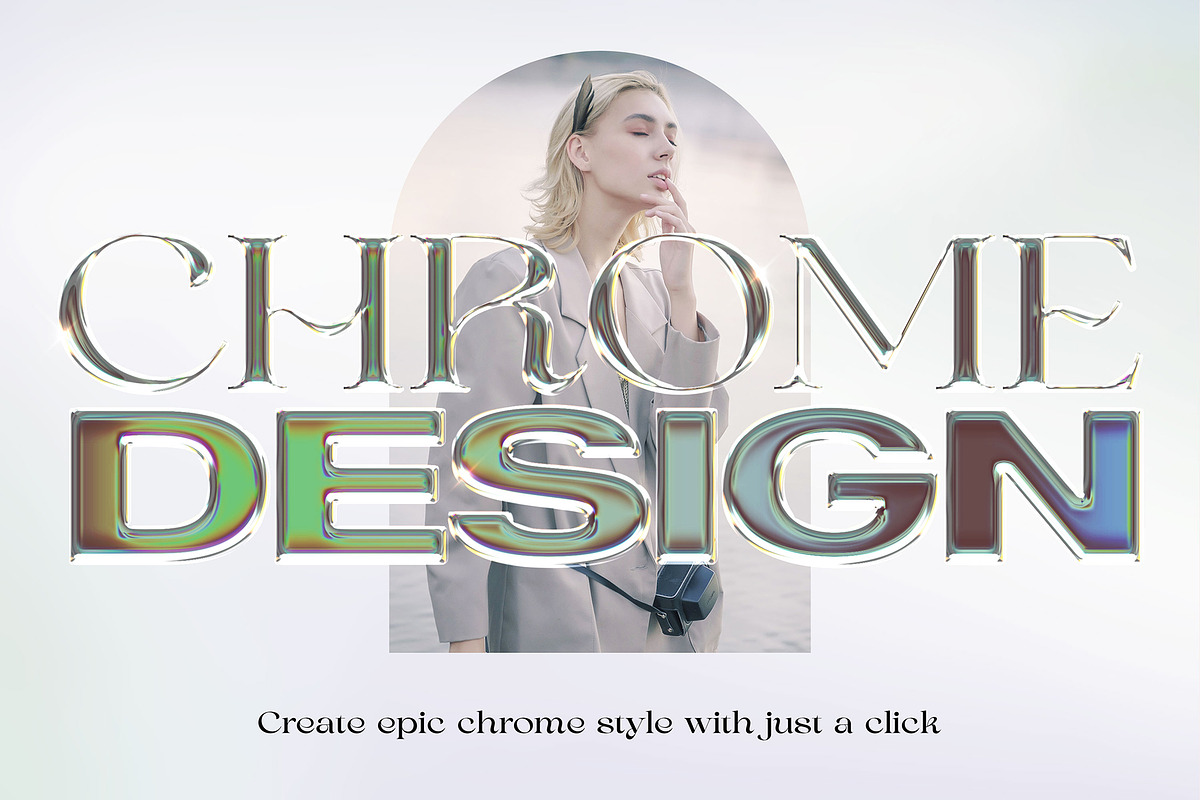 Chrome Text Effects Bundle 02, a Layer Style Add-On by Hyperpix Productions