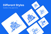 600 Premium Outline Icons, an Outline Icon by Brickclay