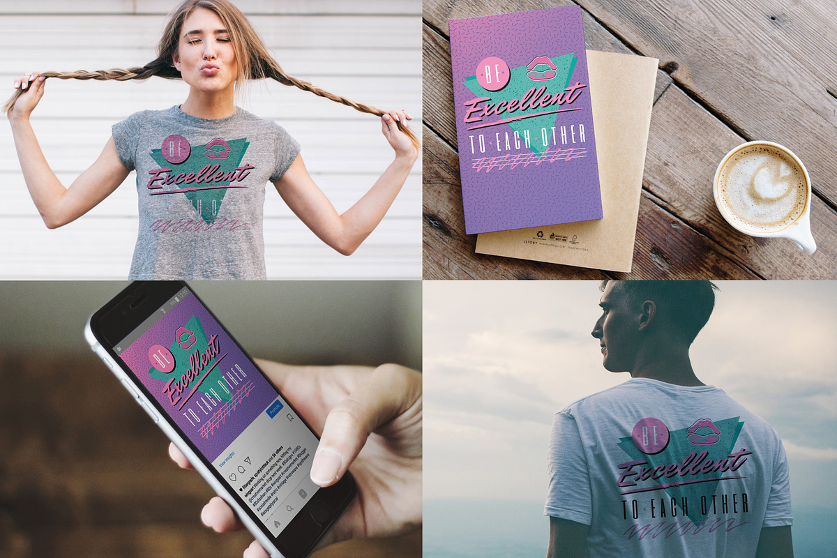 1980s Retro Logo Design Template, a Branding & Logo Template by ...