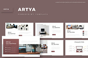 Artya - Powerpoint Template, a Presentation Template by AQR Studio