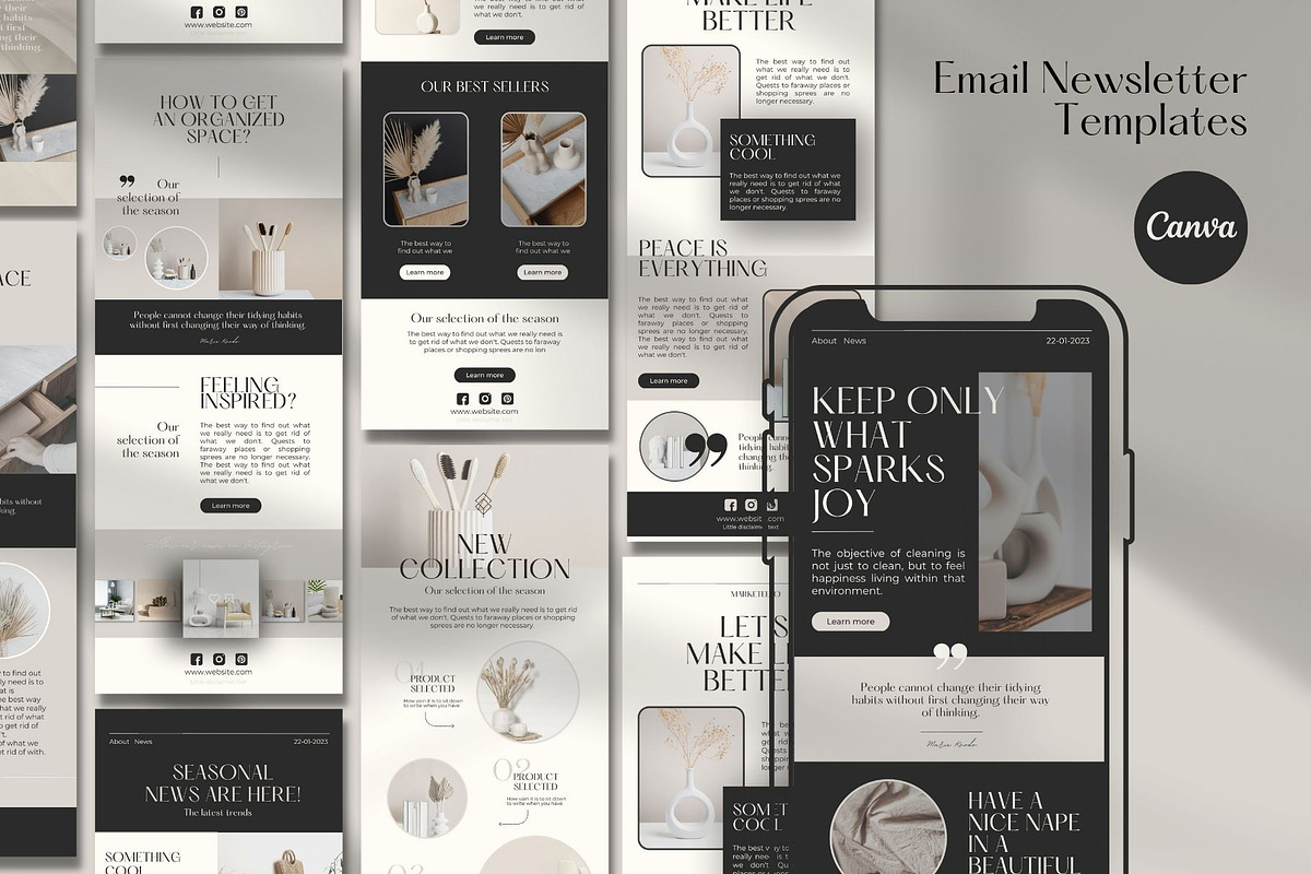 CANVA Email Newsletter Templates
