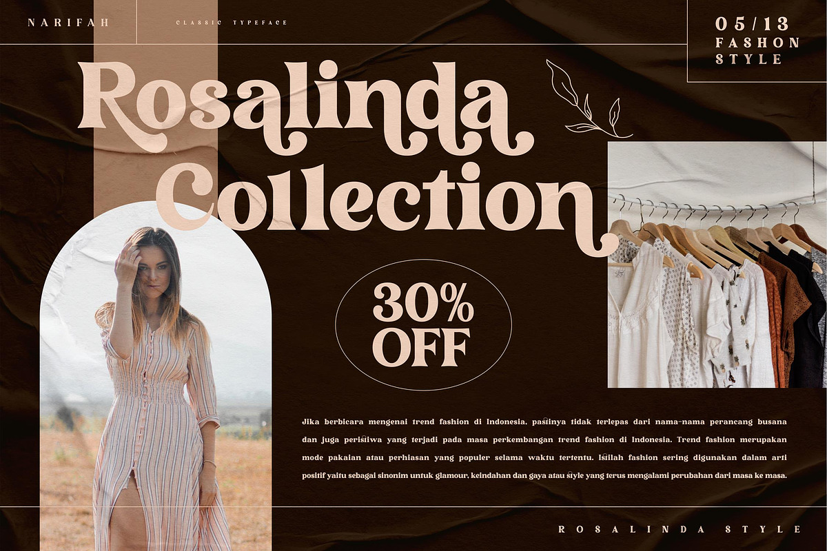 Narifah Modern Serif Font, a Script Font by Storytype Studio