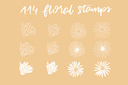 110+ Procreate Daisy Stamp Brushes, a Brush Add-On by laura.design ...