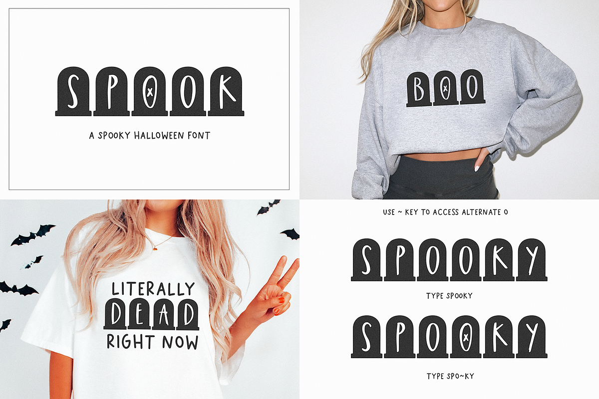 Spooky Halloween Font Bundle, a Handwritten Font by KA Designs