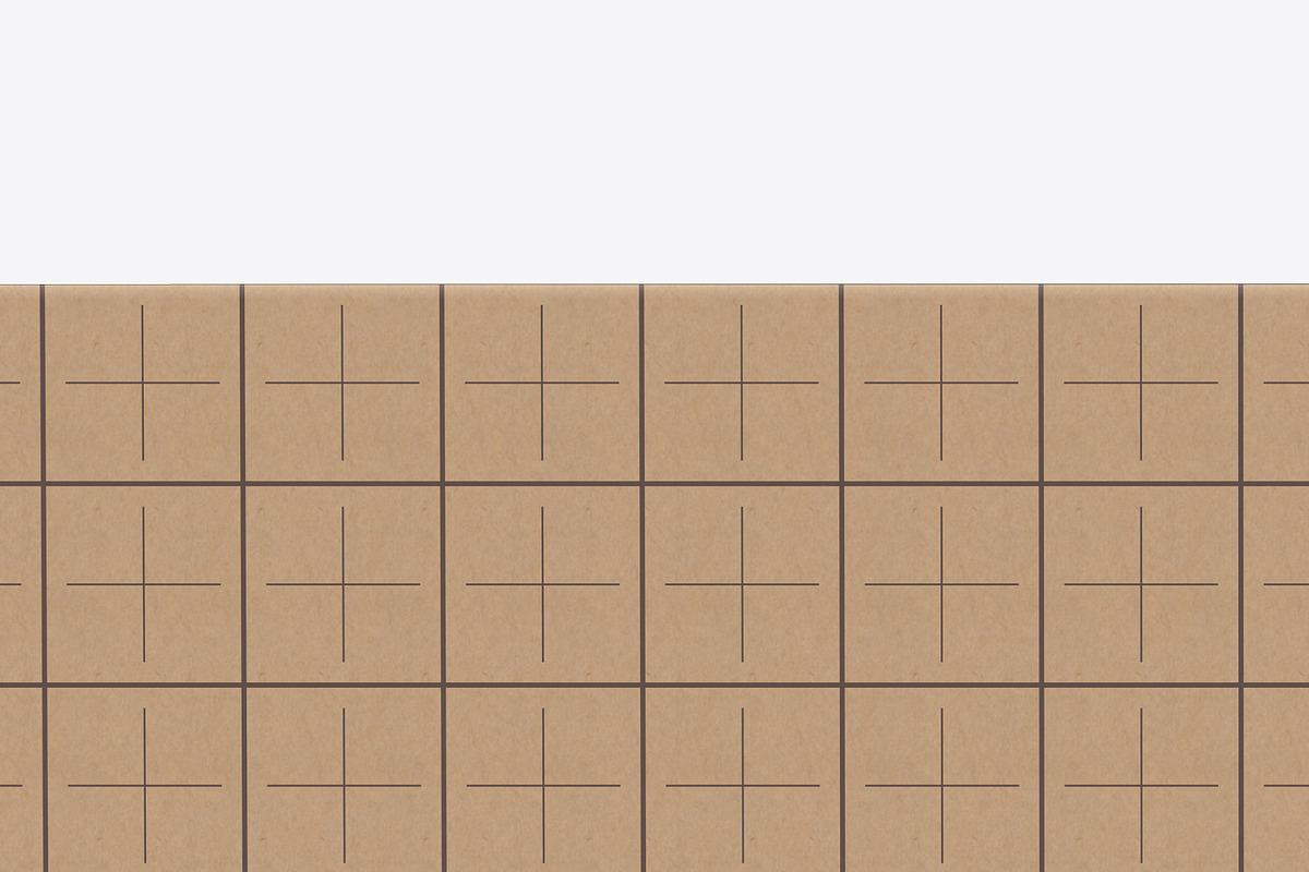 Kraft Paper Box Front View Mockup, a Packaging Mockup by Reformer Mockup