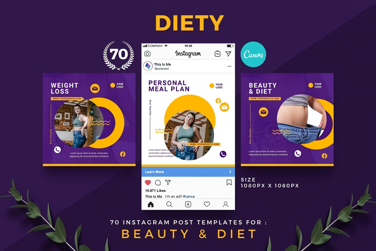 3000+ Instagram Post Templates, a Social Media Template by ResumeFabs