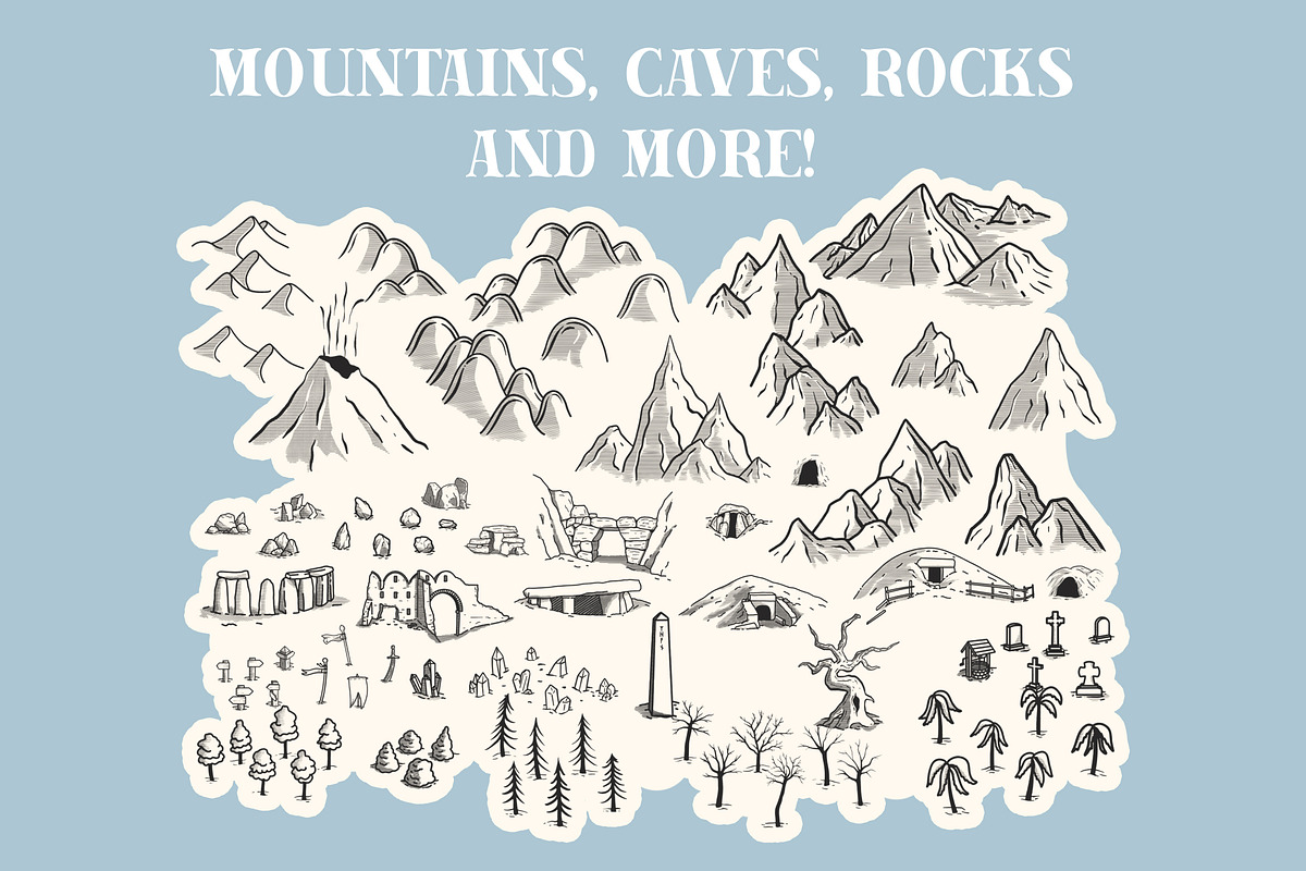 Procreate Fantasy Map Maker Brushes