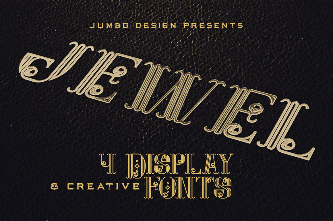 Jewel - Display Font, a Serif Font by JumboDesign