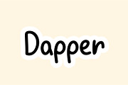 Introducing Dapper - Handwritten Font