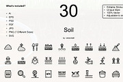 Soil, an Icon by Vector Stall