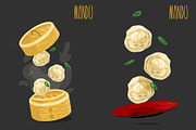 Mandu. Vector illustration | Food Illustrations ~ Creative Market