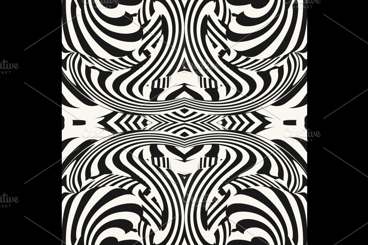 Optical illusion illustration, a Pattern Graphic by majcot | Creative ...