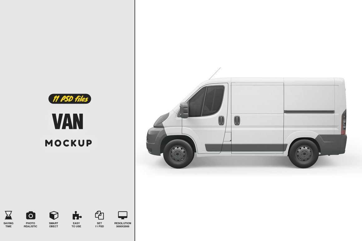 Van MockUp | Mockups ~ Creative Market
