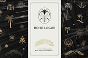 Vector boho logo templates, a Graphic by venimo
