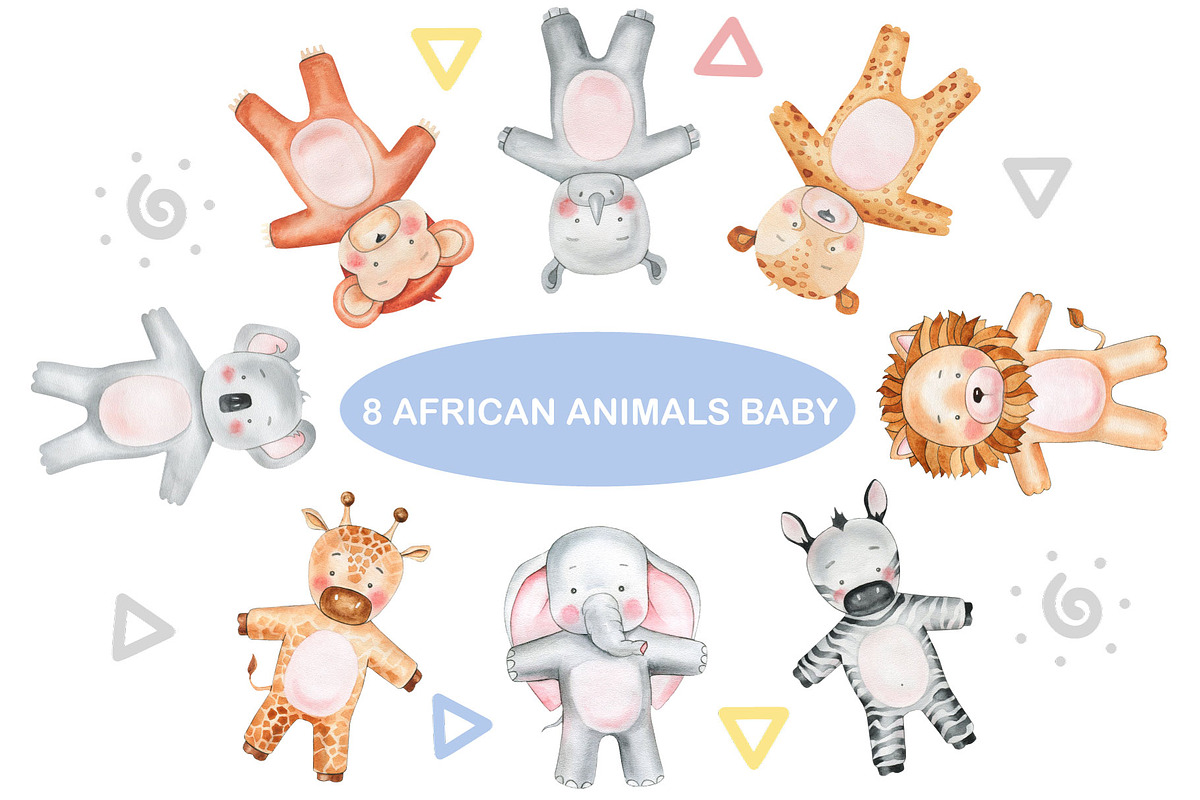40%BUNDLE BABY ANIMALS, an Animal Illustration by OlgaBri