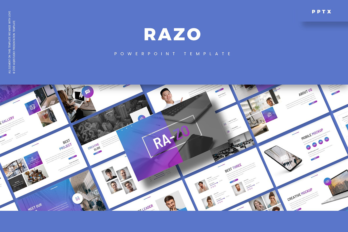 Razo - Powerpoint Template, a Presentation Template by AQR Studio ...