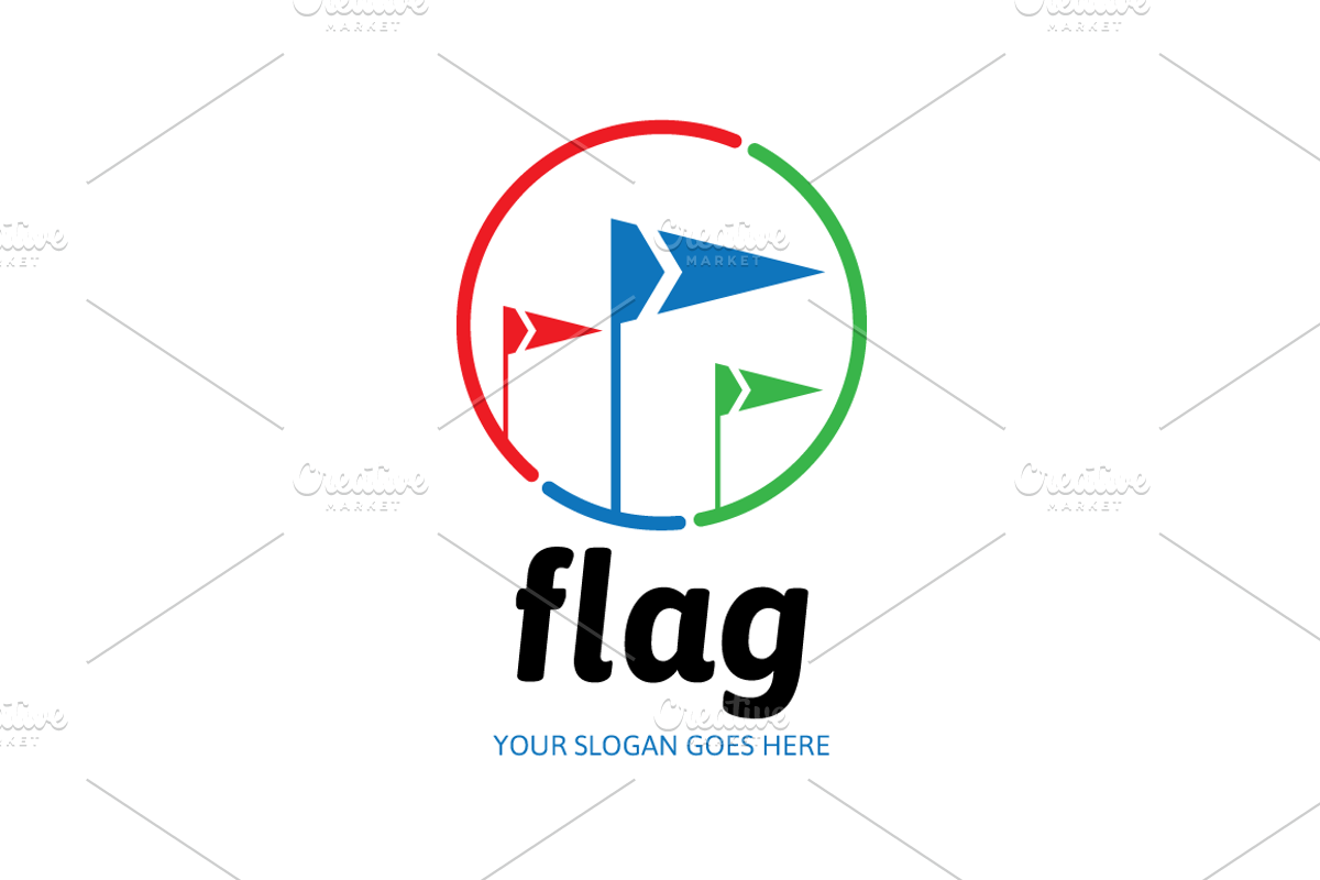 Flag Logo, a Branding & Logo Template by MLJ studios
