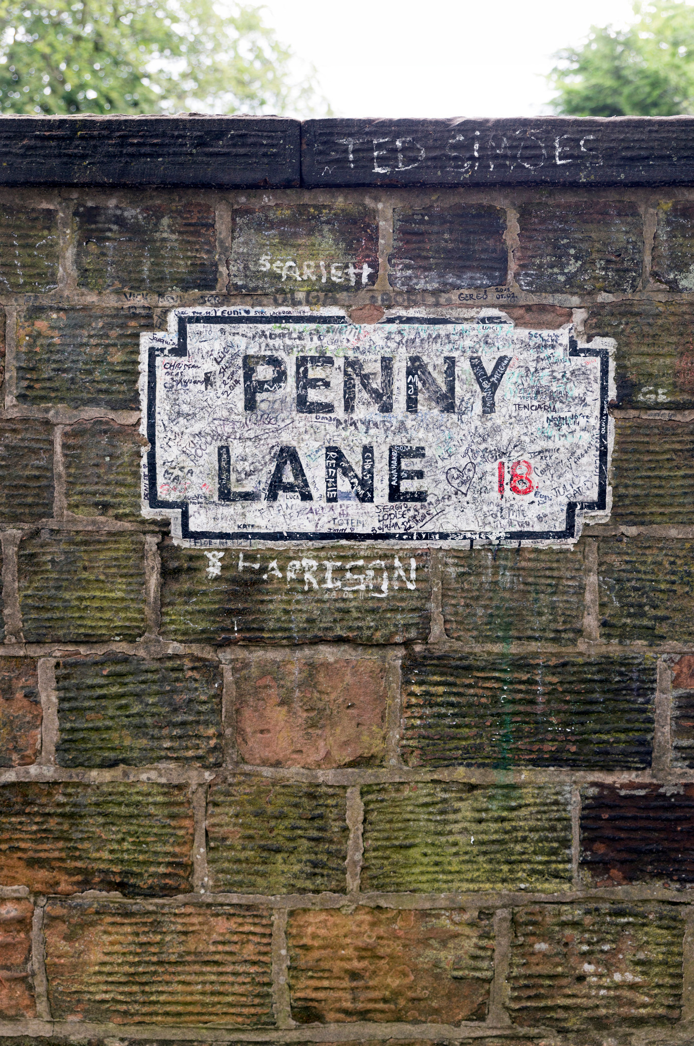 Penny Lane Sign in Liverpoool, an Arts & Entertainment Photo by villorejo