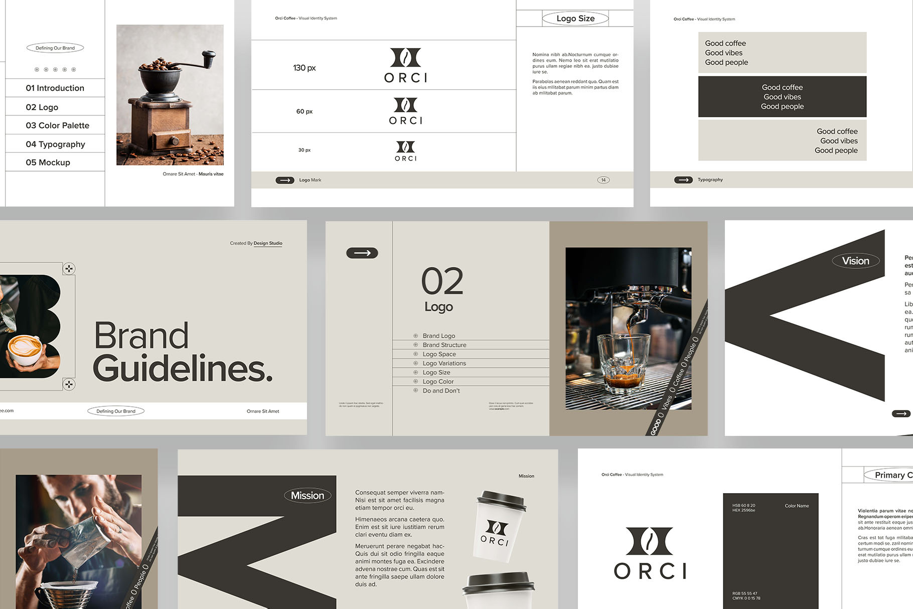 Brand Guidelines Presentation Layout, a Presentation Template by BrandPacks